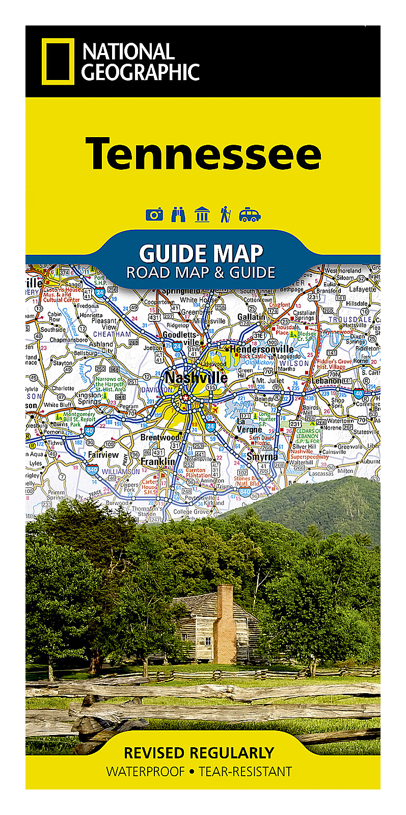 National Geographic Guide Map - Tennessee | BoondockGear.com